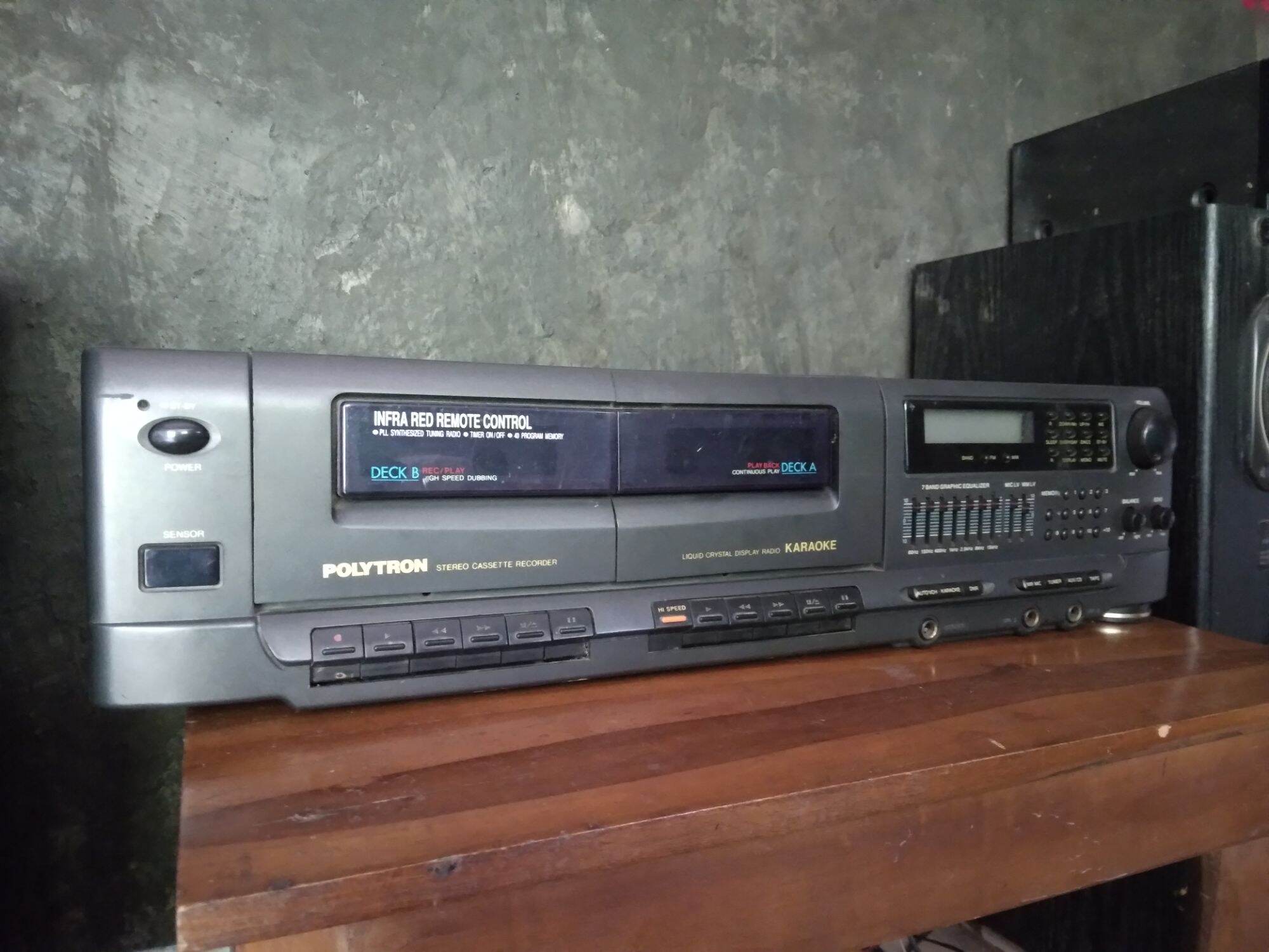 RADIO TAPE POLYTRON BIG BAND - RADIO TAPE DECK POLYTRON BB Kondisi ...