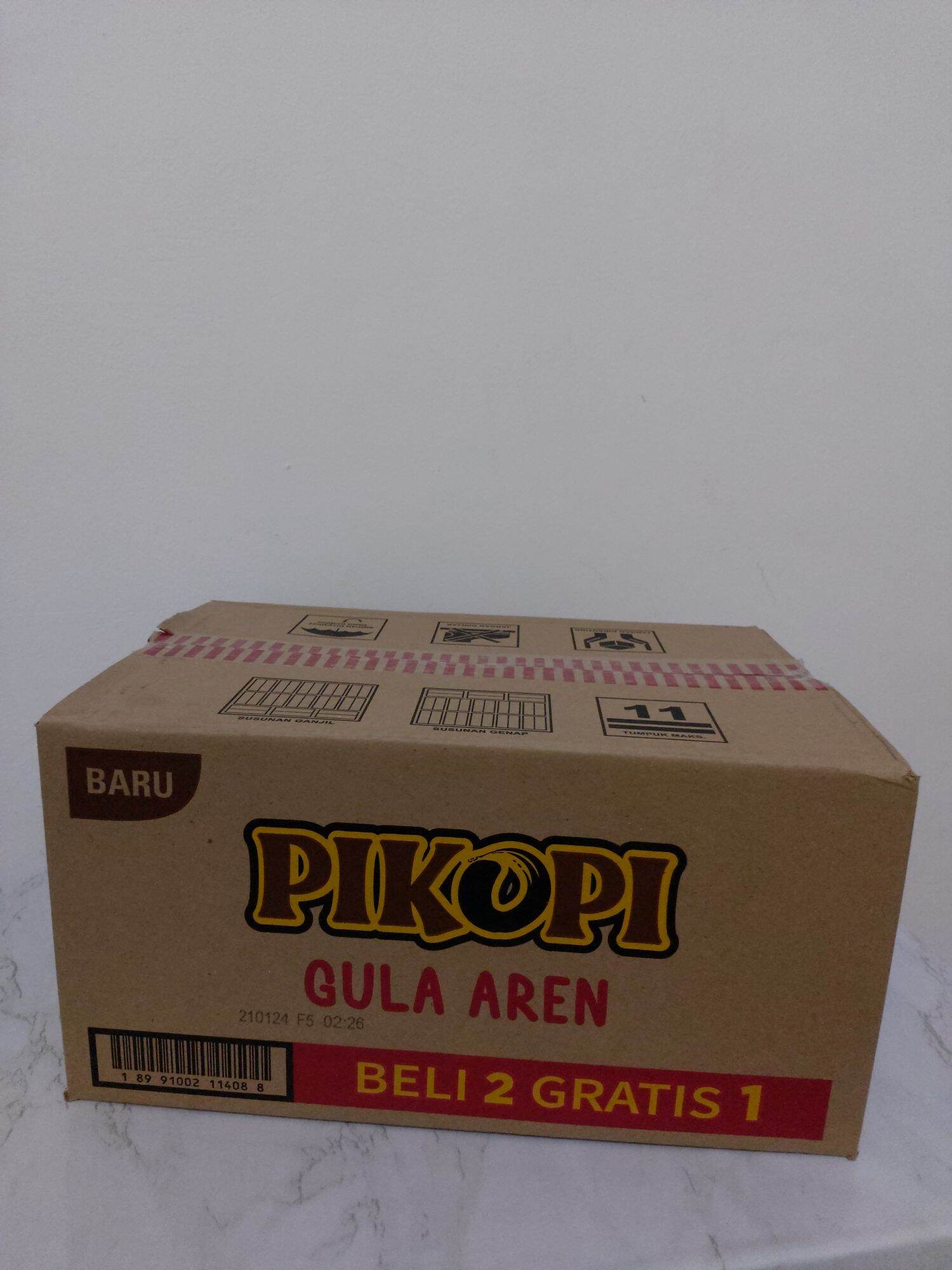 PIKOPI GULA AREN KARTON (ISI 12 renteng x 15 sachet x 22 gram) | Lazada ...