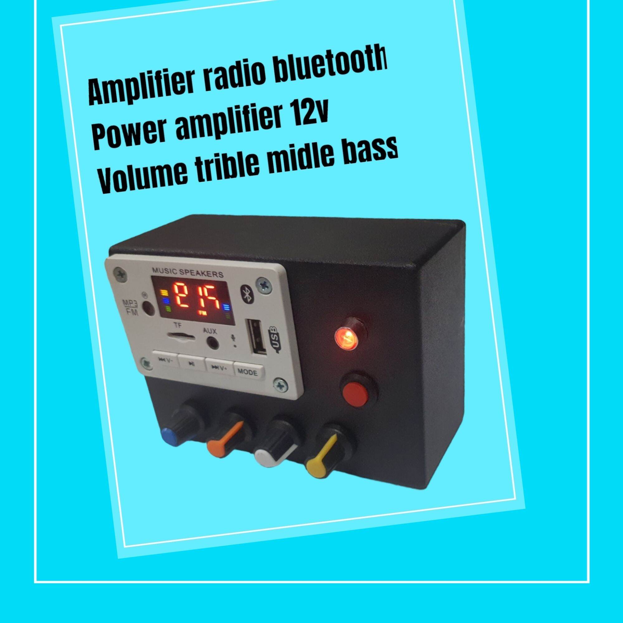 AEBDG POWER AMPLIFIER BLUETOOTH MP3 PLAYER FM USB AMPLI MINI 12 VOLT ...