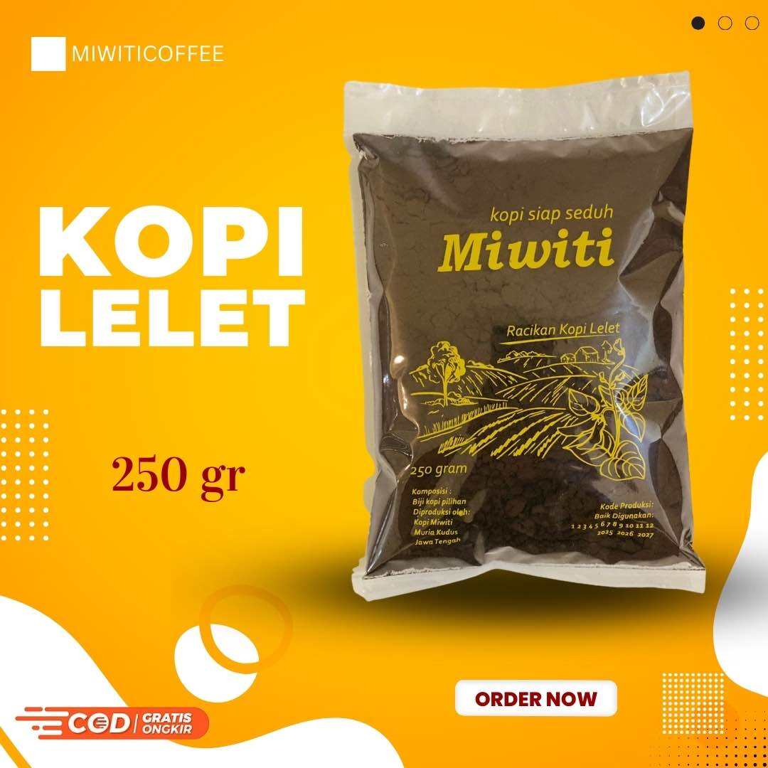 Kopi lelet 250 gr kopi robusta kopi bubuk kopi murni kopi tradisonal ...