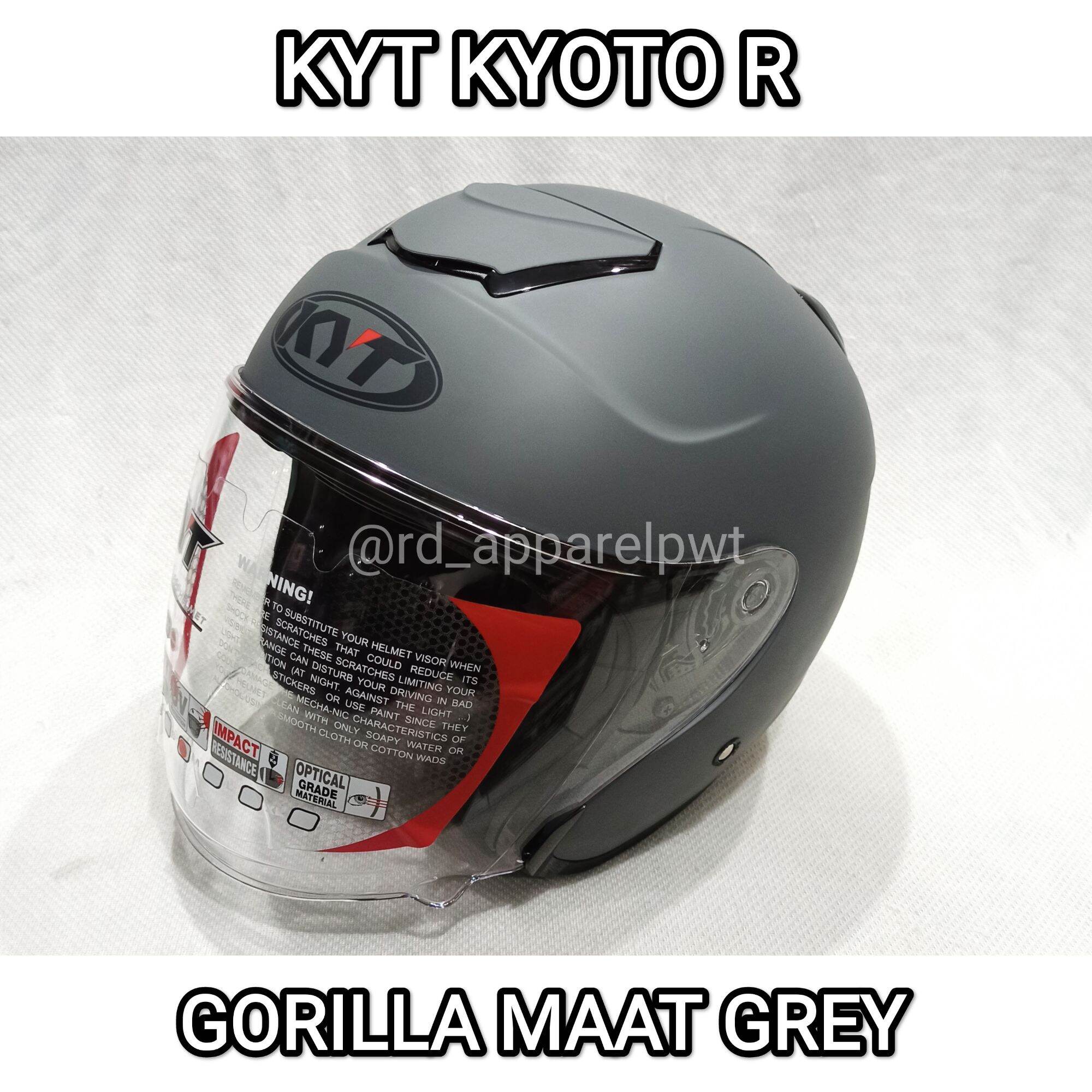 kyt kyoto R - helm kyt halface original | Lazada Indonesia