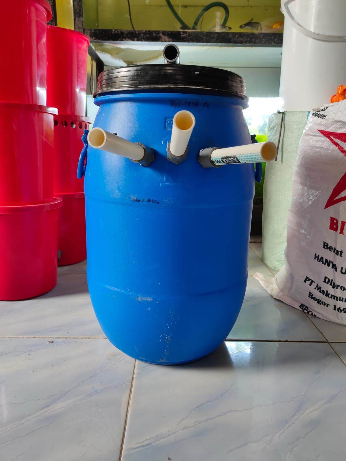 EMBER BIO FILTER KOLAM KOI DENGAN TONG 30L | Lazada Indonesia