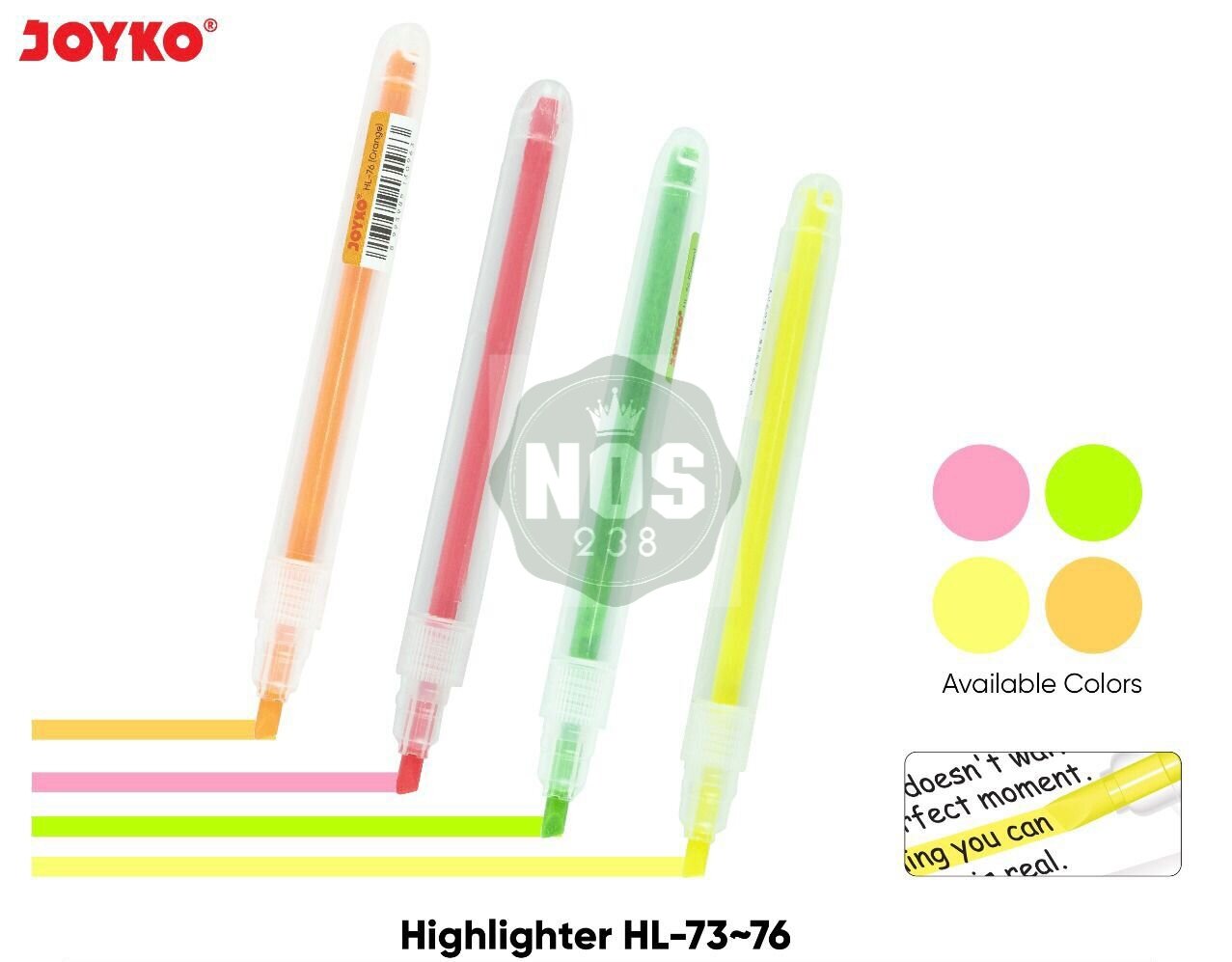 Highlighter Joyko HL-73/74/75/76 Satuan | Lazada Indonesia