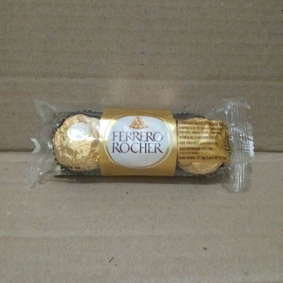 FERRERO ROCHER Chocolate Isi 3 | Lazada Indonesia