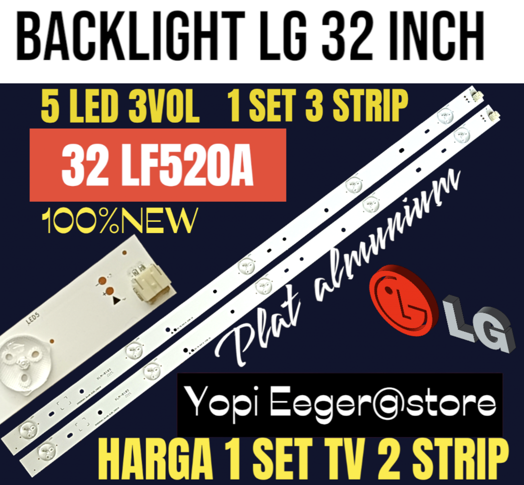 BACKLIGHT TV LCD LED LG 32 INCH 32LF520A BACKLIGHT TV 32 INCH | Lazada ...