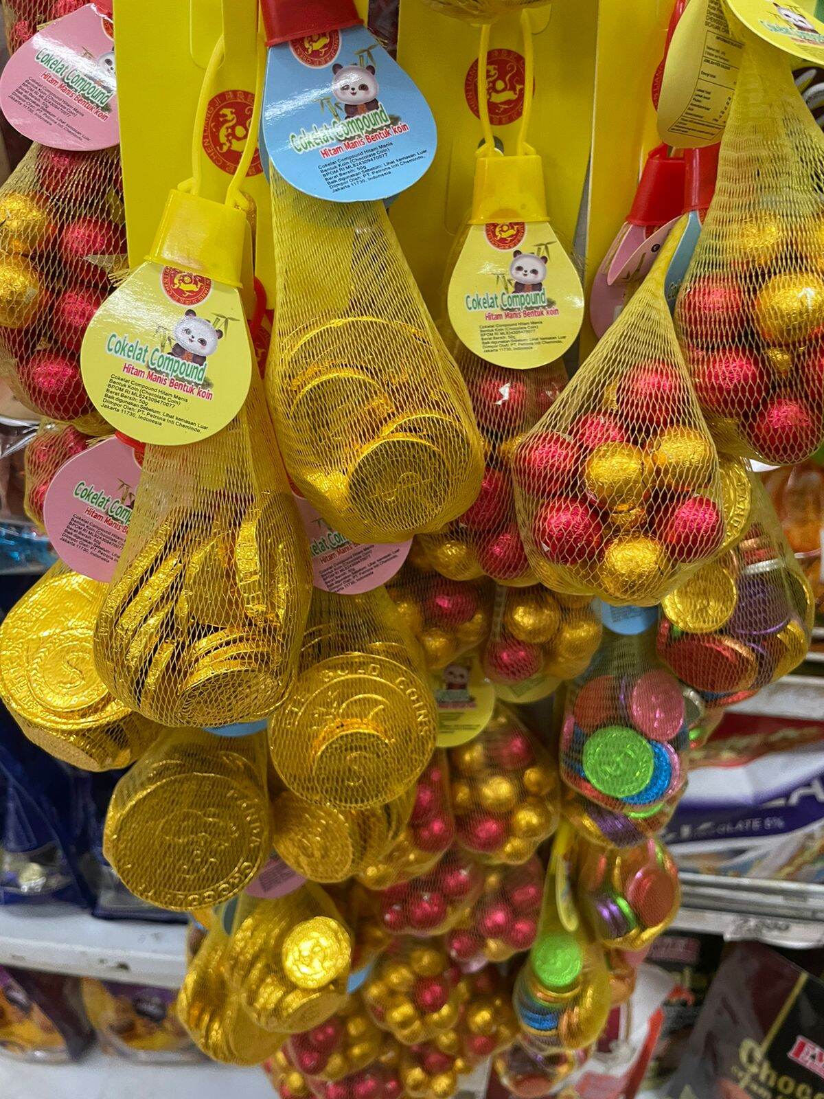 coklat koin emas permen coklat jaring | Lazada Indonesia