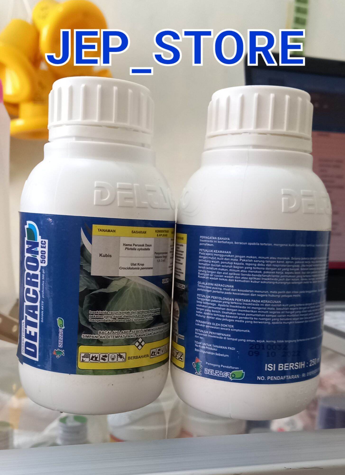 DETACRON 500 EC INSEKTISIDA OBAT HAMA 250 ML SEPERTI CURACRON | Lazada ...