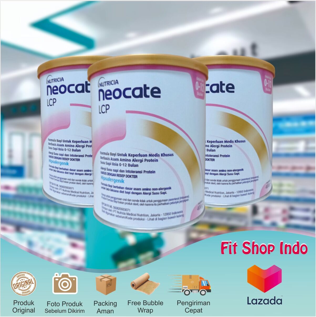 Neocate LCP 400g | Lazada Indonesia