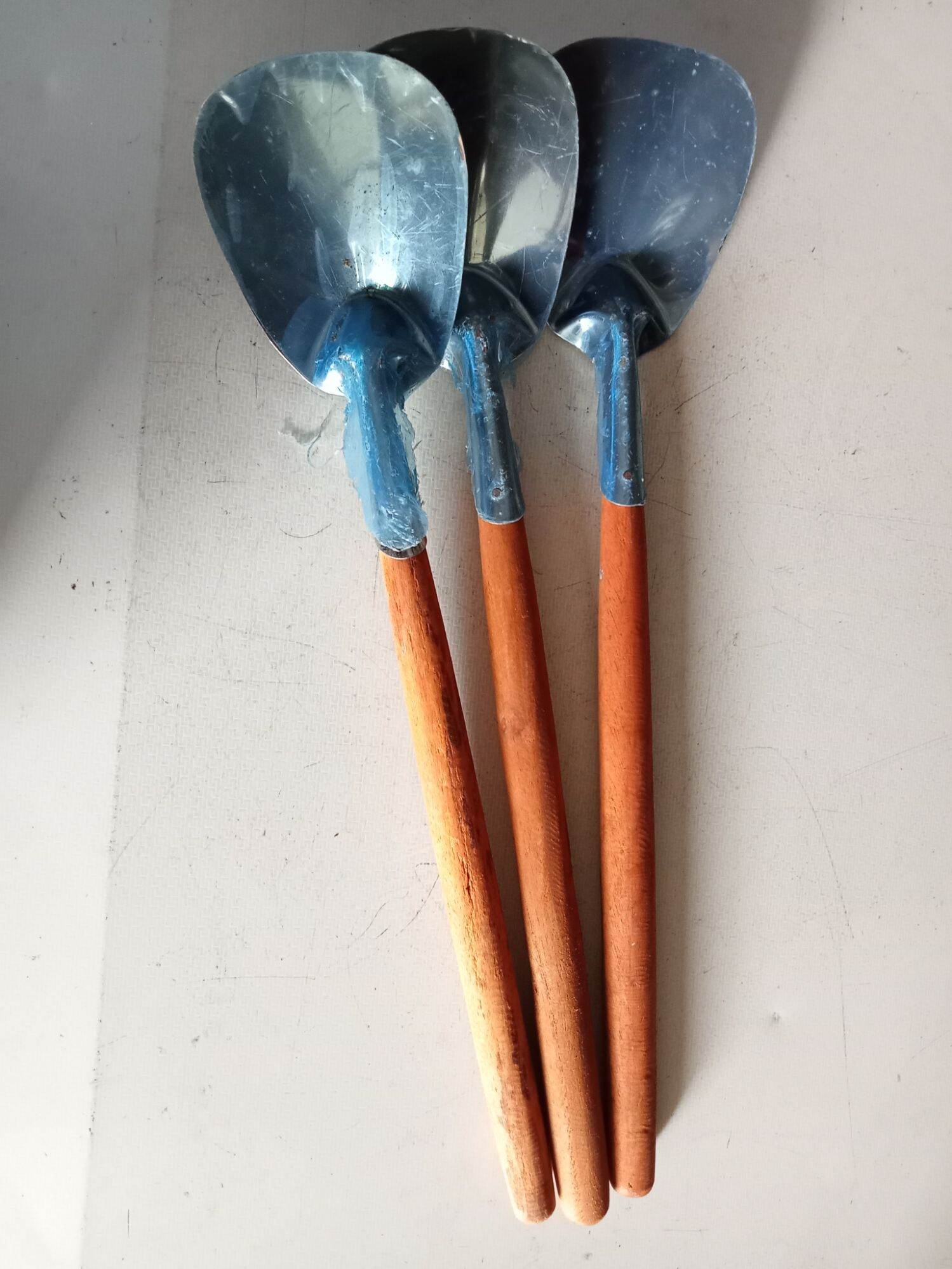 sodet sepatula stenlin kayu kecil isi 3 | Lazada Indonesia