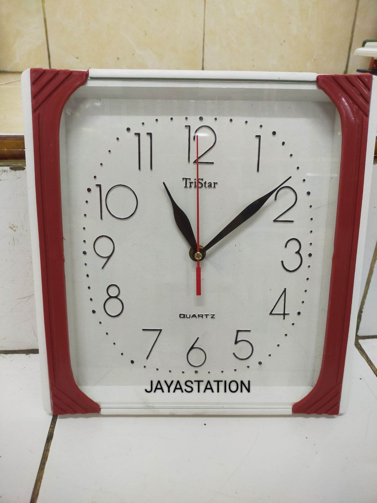jam dinding persegi merek TriStar | Lazada Indonesia
