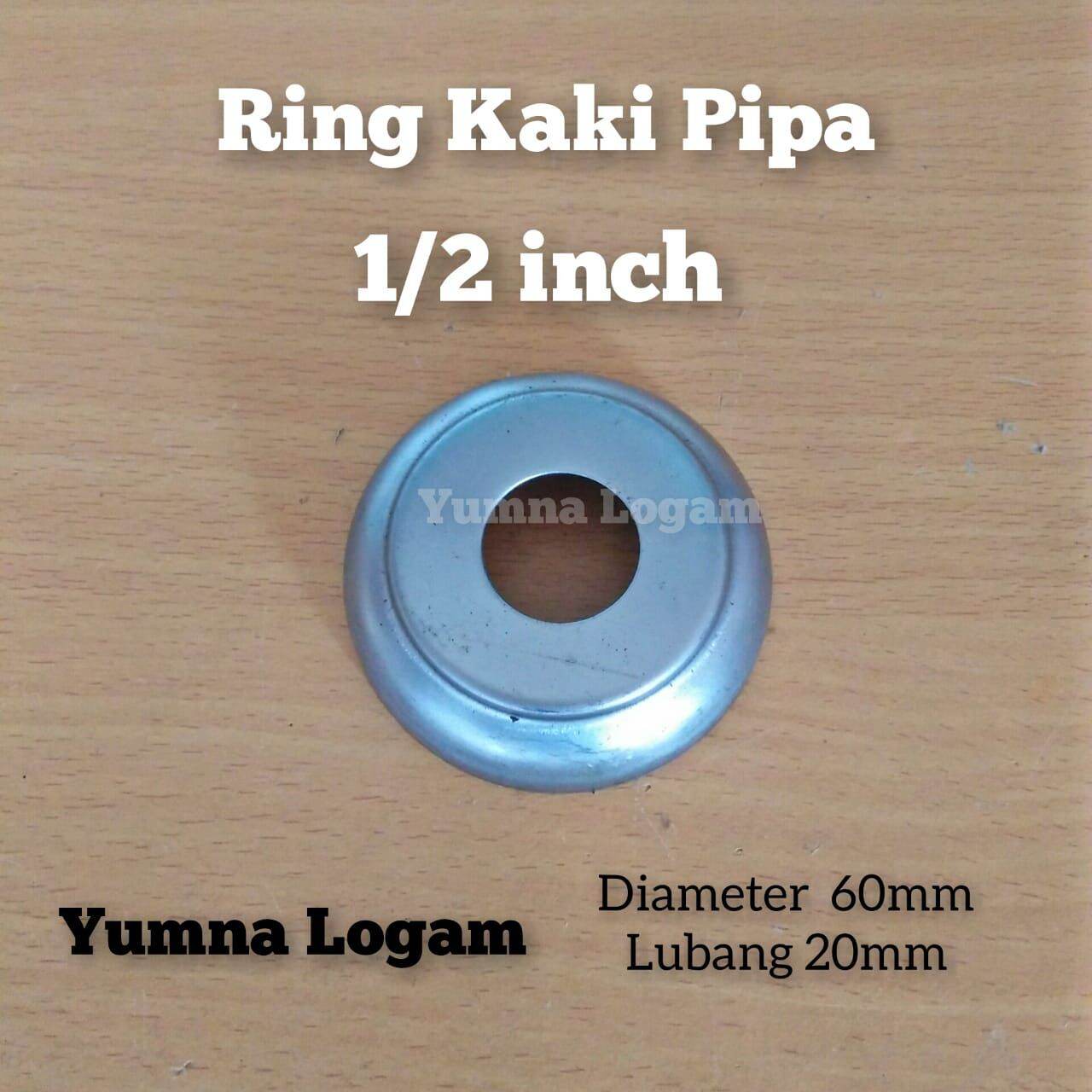 20 pcs Ring kaki pipa ring cembung ornamen aksesoris pagar besi ...