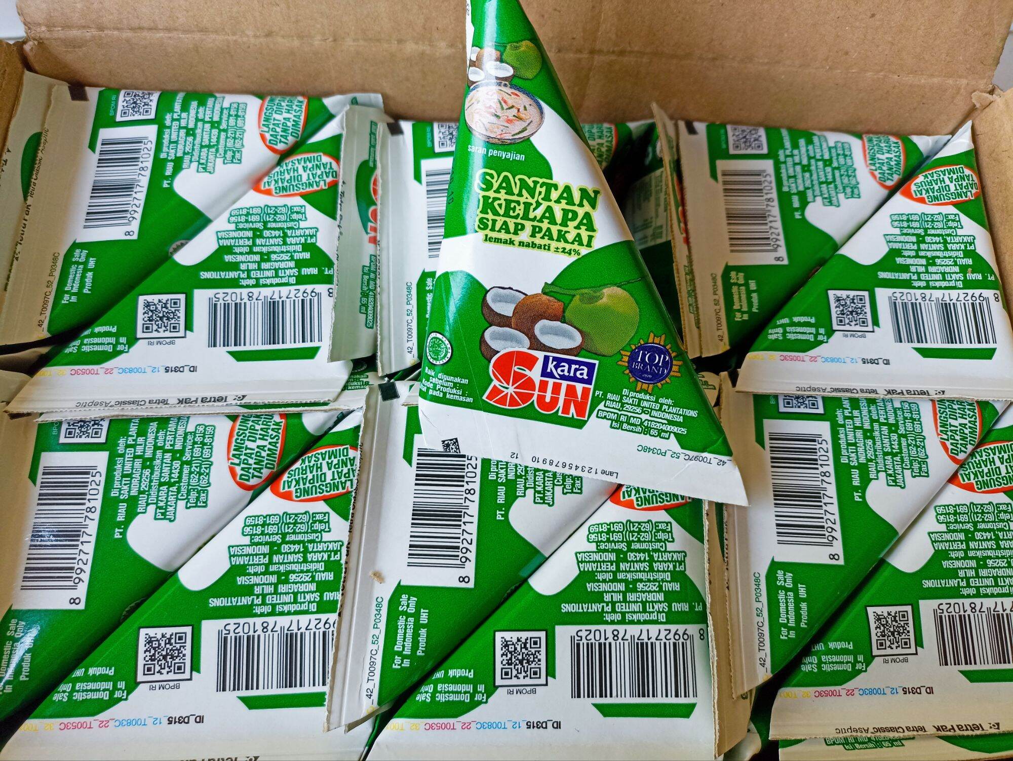 sunkara santan kelapa sun kara siap pakai 65ml harga 1 pcs | Lazada Indonesia