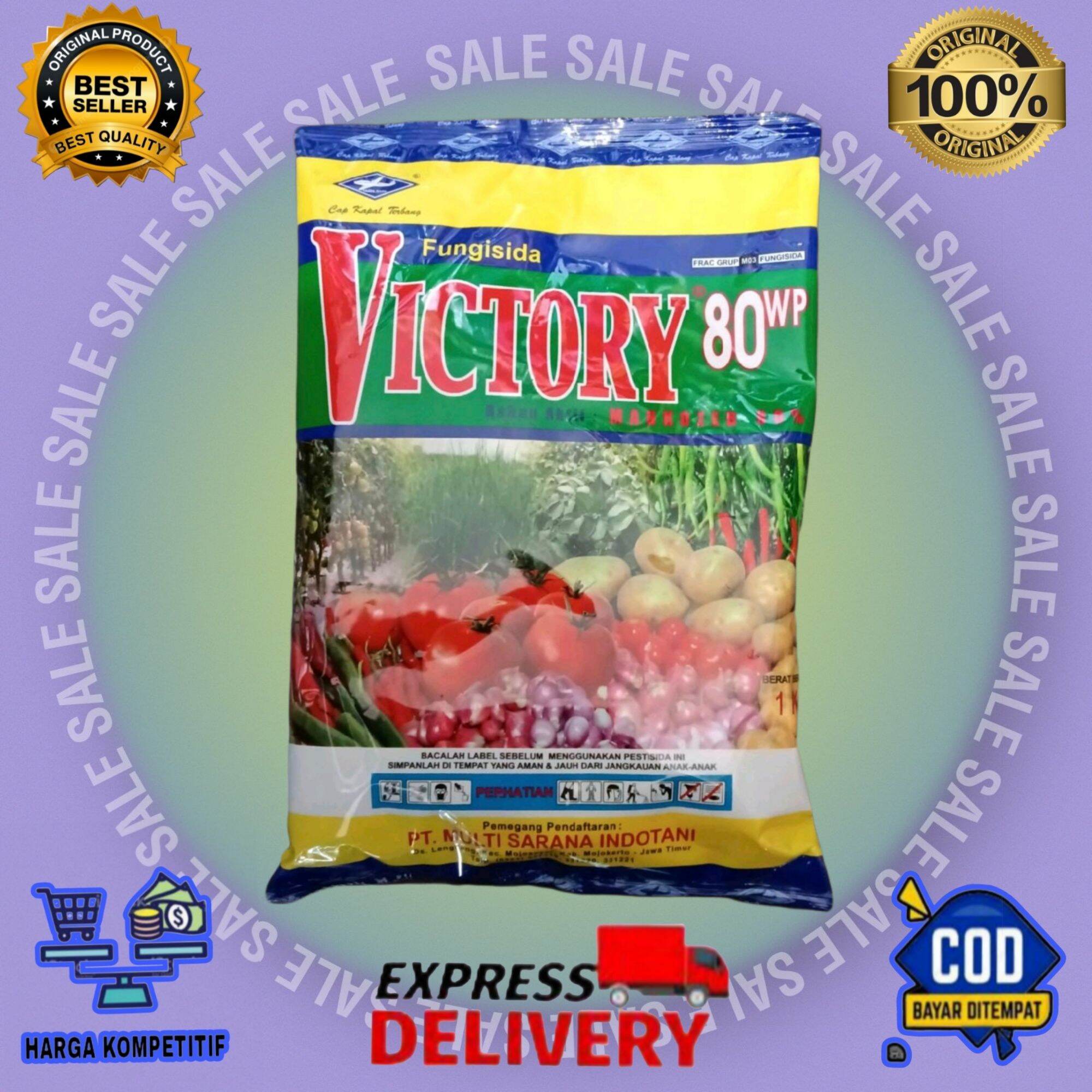 Fungisida Protektif Victory 80 WP Kuning Kemasan 1 kg | Lazada Indonesia