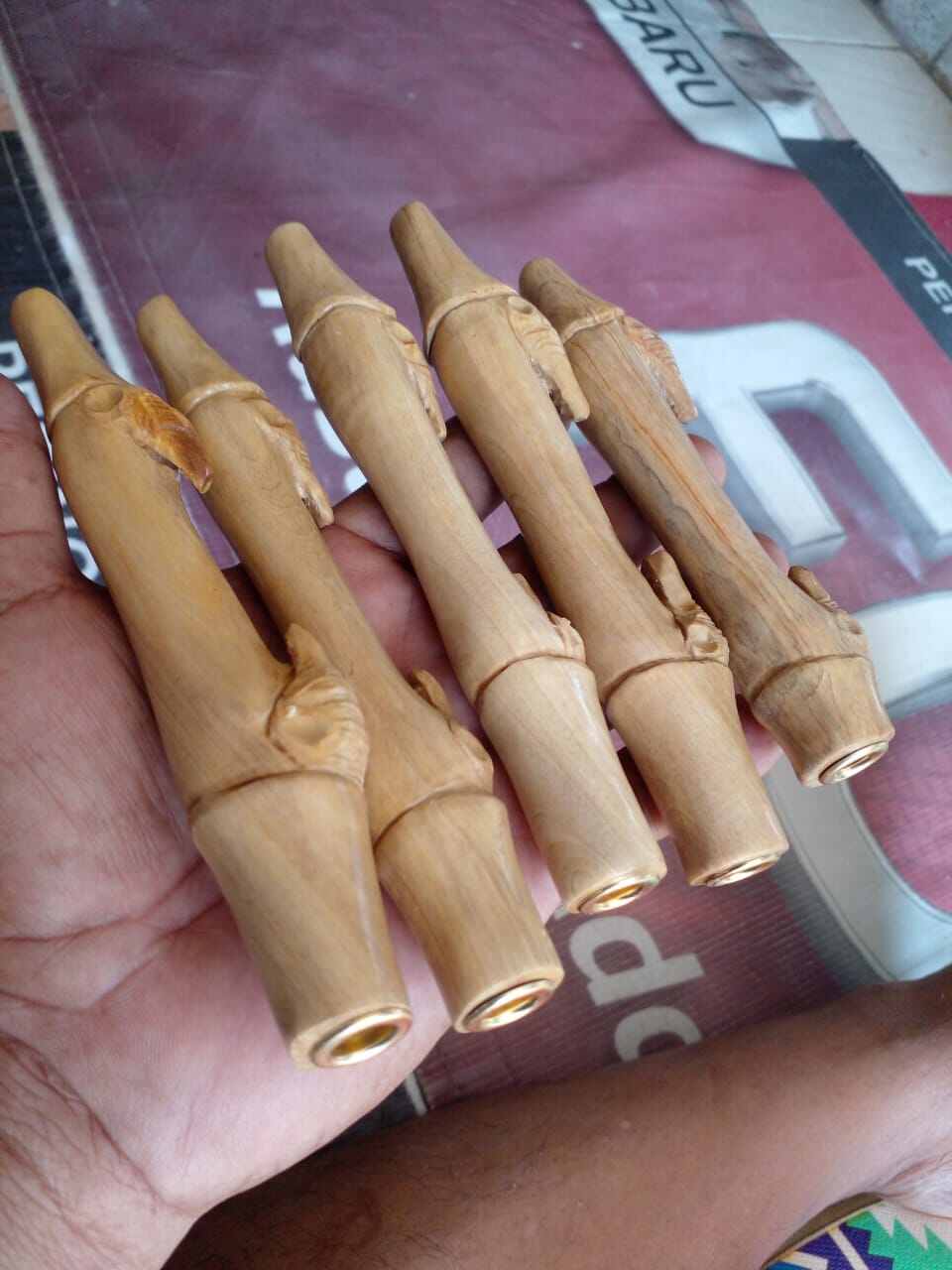 once pipa rokok motif bambu | Lazada Indonesia