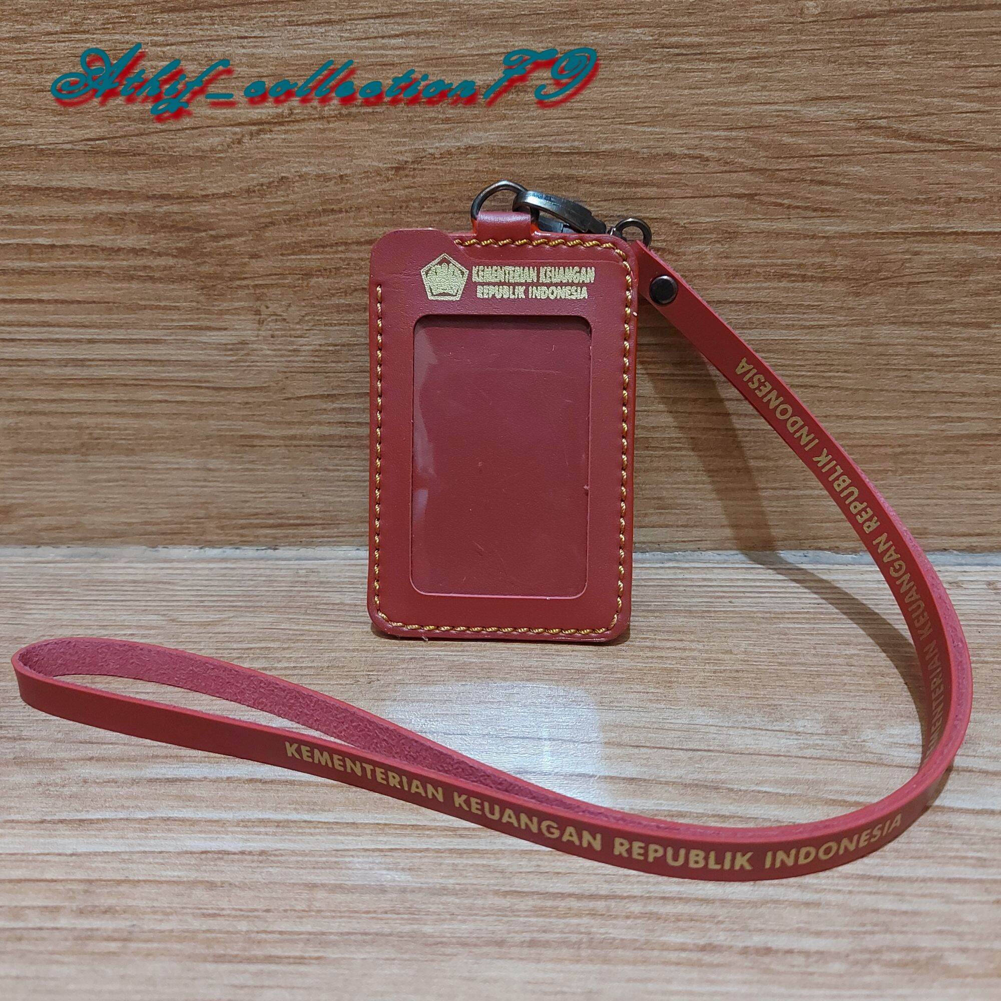Tempat Id Card Kementerian Keuangan Kulit Holder Id Card Kulit KEMENKEU ...