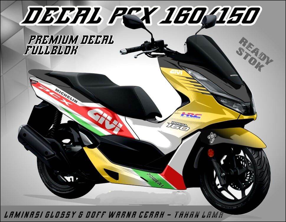 sticker pcx 160 150 full body decal pcx full body striping motor honda ...