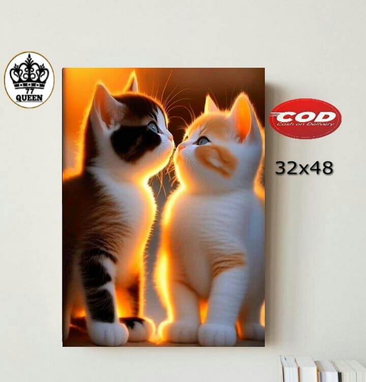 POSTER TEMA GAMBAR KUCING LUCU/POSTER DINDING TEMA KUCING/POSTER TEMA ...