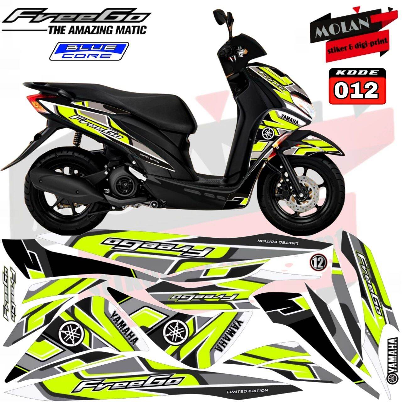 Decal Sticker Striping Variasi SEMI Fullbody Freego 125 - Decal Freego ...
