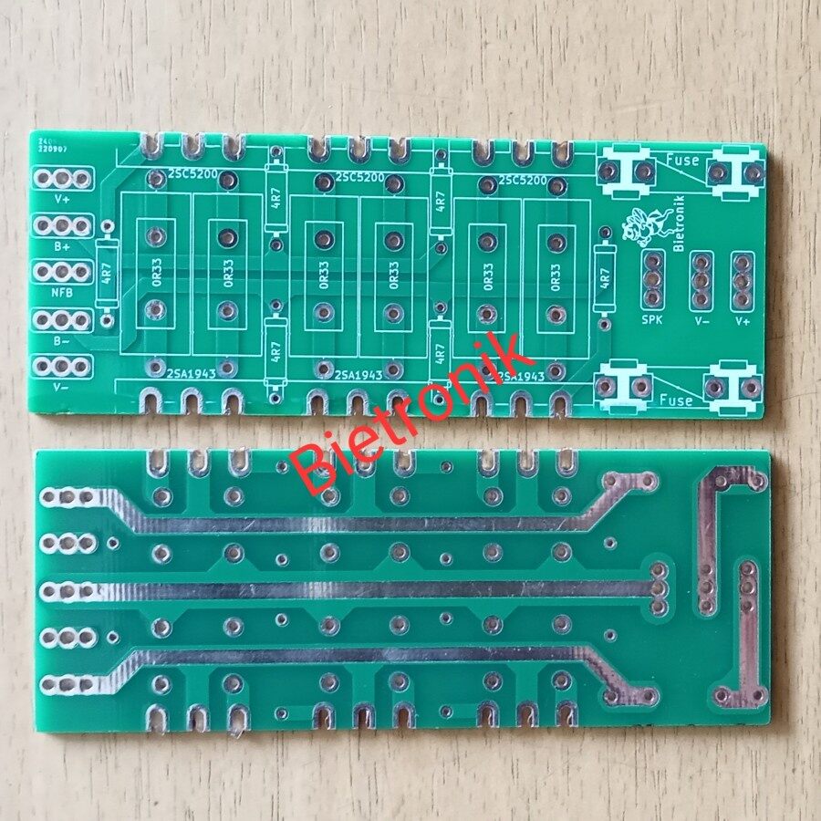 PCB TR FINAL 3 SET TOSHIBA COMBO DOUBLE LAYER PCB TRANSISTOR FINAL 3 ...