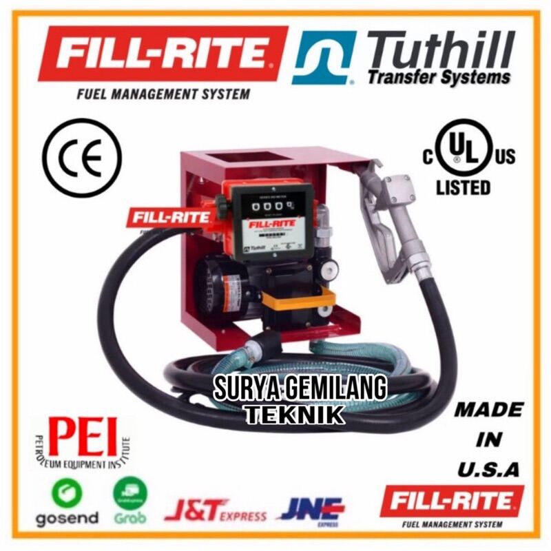 Flow meter FILL RITE SET LENGKAP | Pompa BBM SOLAR FILL RITE 60LPM ...