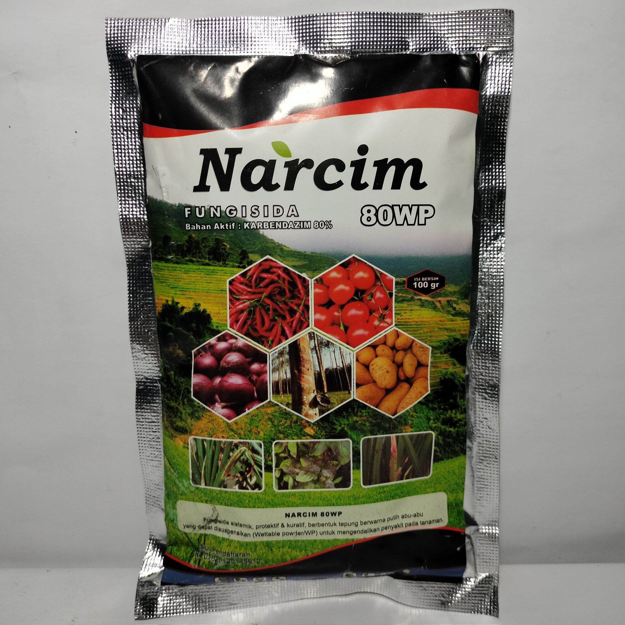 FUNGISIDA NARCIM 80WP 100 GRAM Bahan aktif KARBENDAZIM / Bendas ...