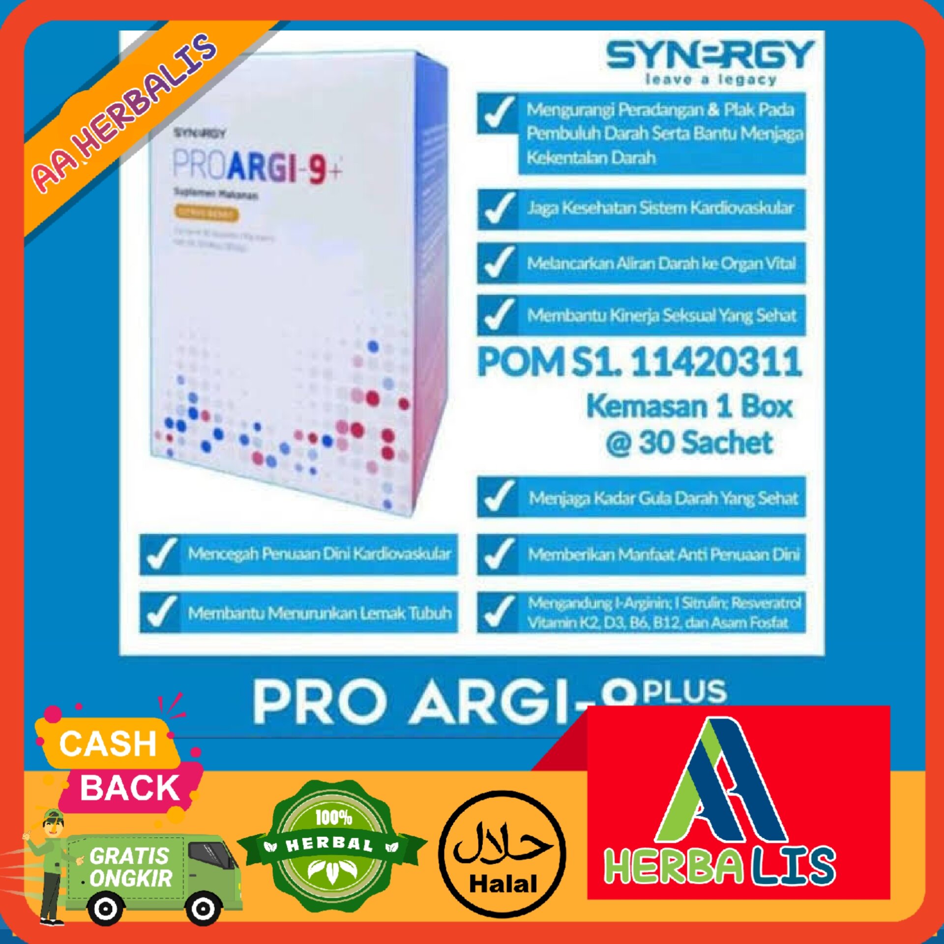 PROARGI SYNERGY 9 PLUS - OBAT PEMBULUH DARAH TERBAIK - OBAT ...