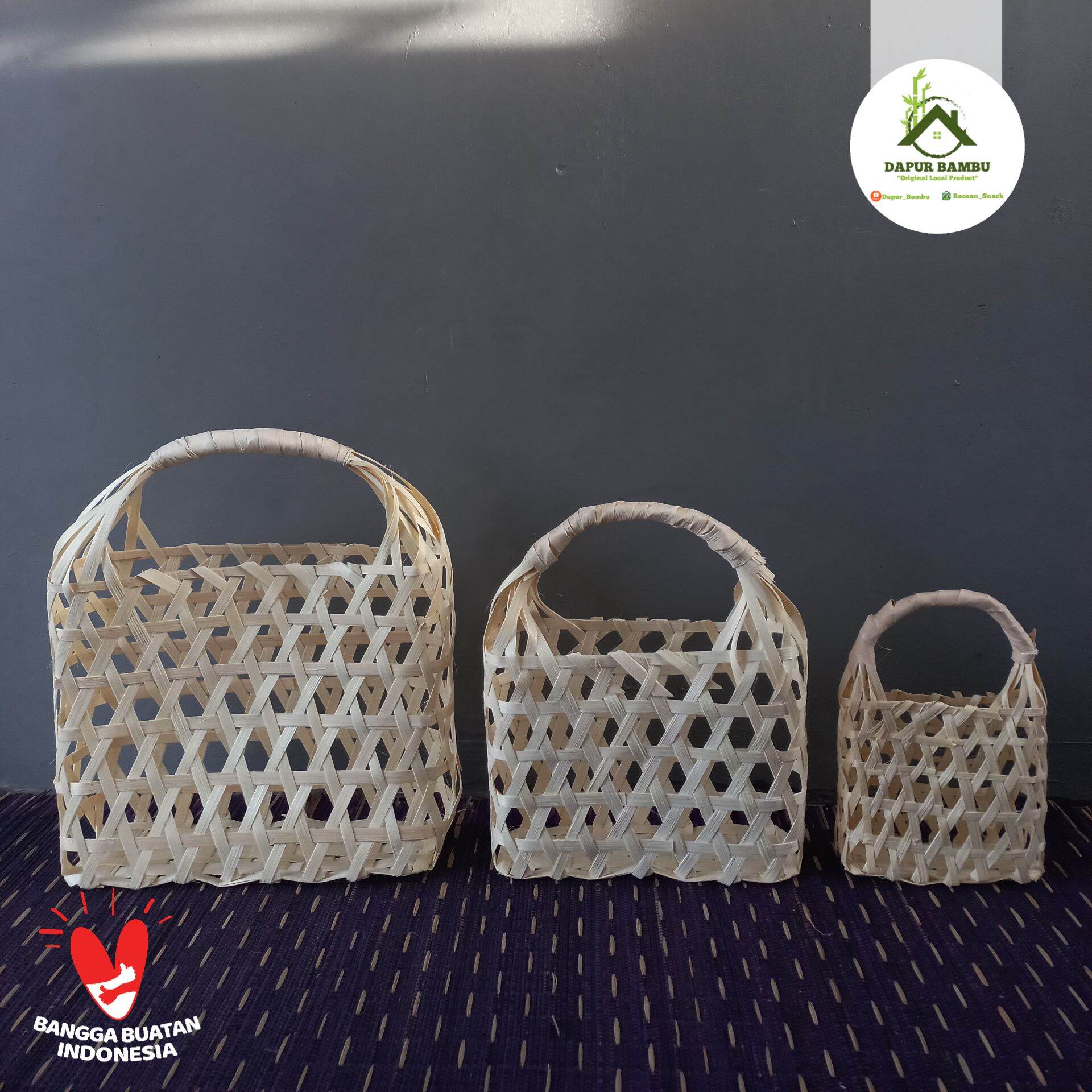 Tas Bambu/Tas Buah/Tas Sovenir/Keranjang Bambu/Keranjang Bambu ...