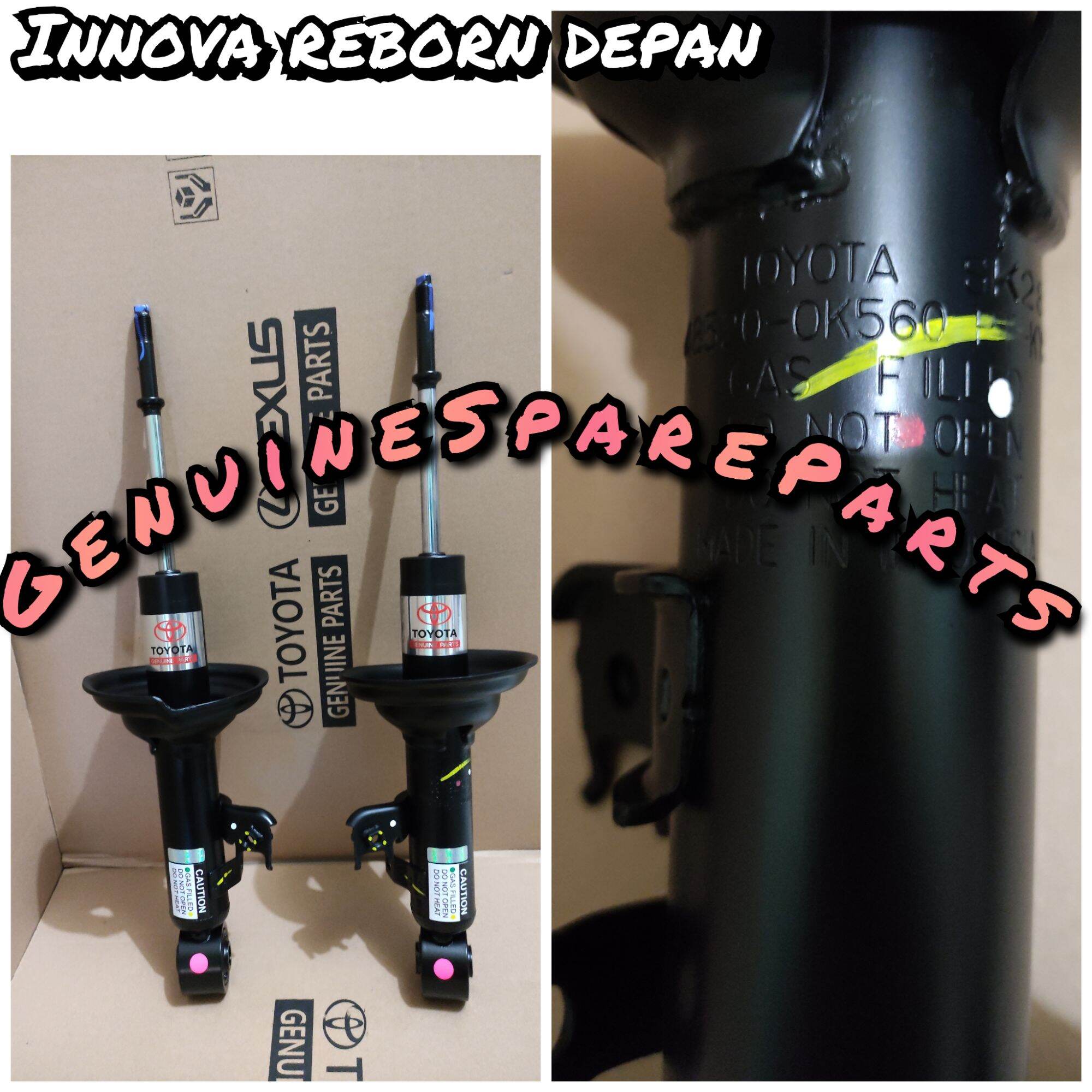 Shock absorber toyota innova reborn depan atau shockbreaker innova ...