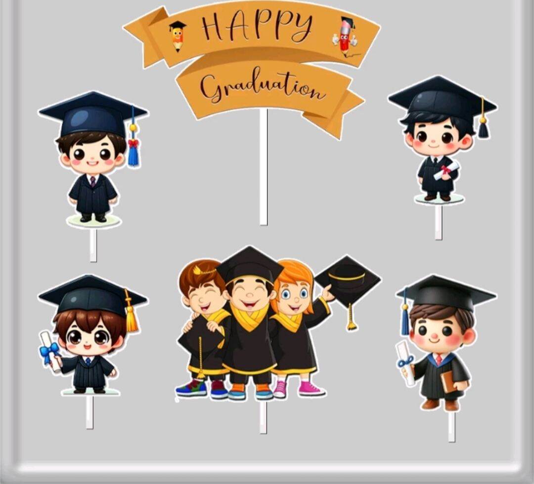 Topper cake Wisuda Happy Graduation | Lazada Indonesia