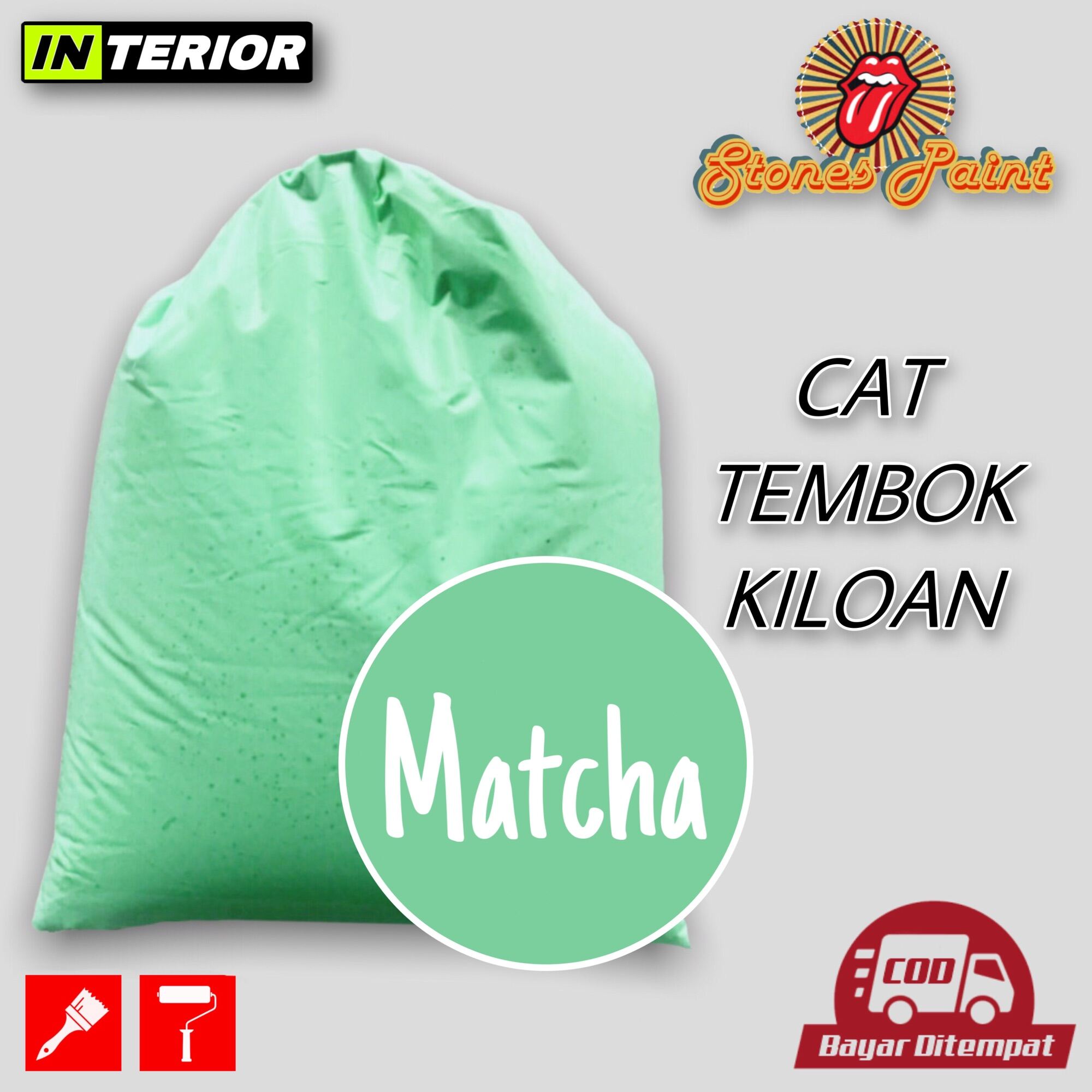 CAT TEMBOK KILOAN SUPER 1 KG MURAH / ANTI LUNTUR / TIDAK BERKAPUR ...