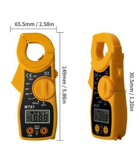 Tang Amper / Digital Clamp Meter MT87 Digital Multimeter | Lazada Indonesia