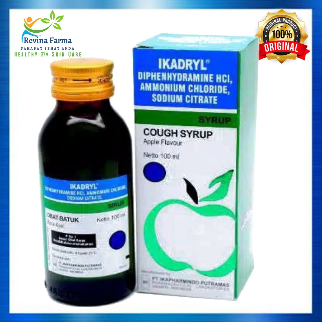 Ikadryl aplle 100ml Obat Batuk, Pilek, Flu & Demam obat Batuk Ikadryl ...