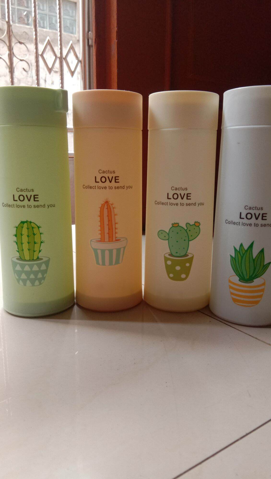 sultan souvenir. botol minuman kaktus 400ml botol kaca bening tremos ...