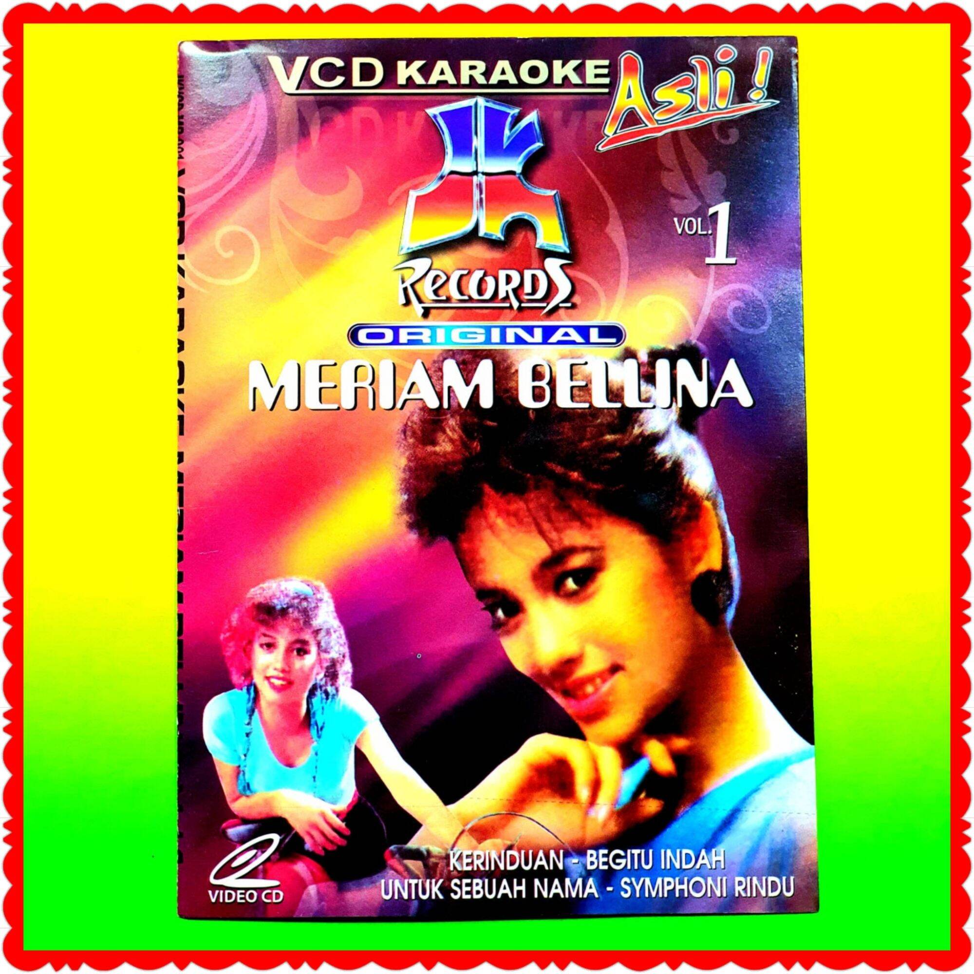 KASET VCD KARAOKE MERIAM BELLINA-VOCAL ON OF AKTIF-LAGU MERIAM BELINA-LAGU KARAOKE TEMBANG ...
