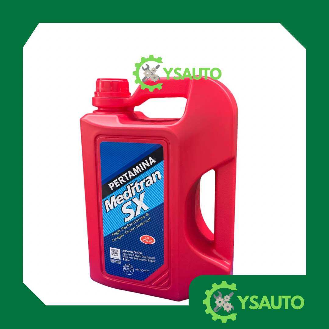 OLI PERTAMINA MEDITRAN SX 15W-40 (4 LITER) | Lazada Indonesia