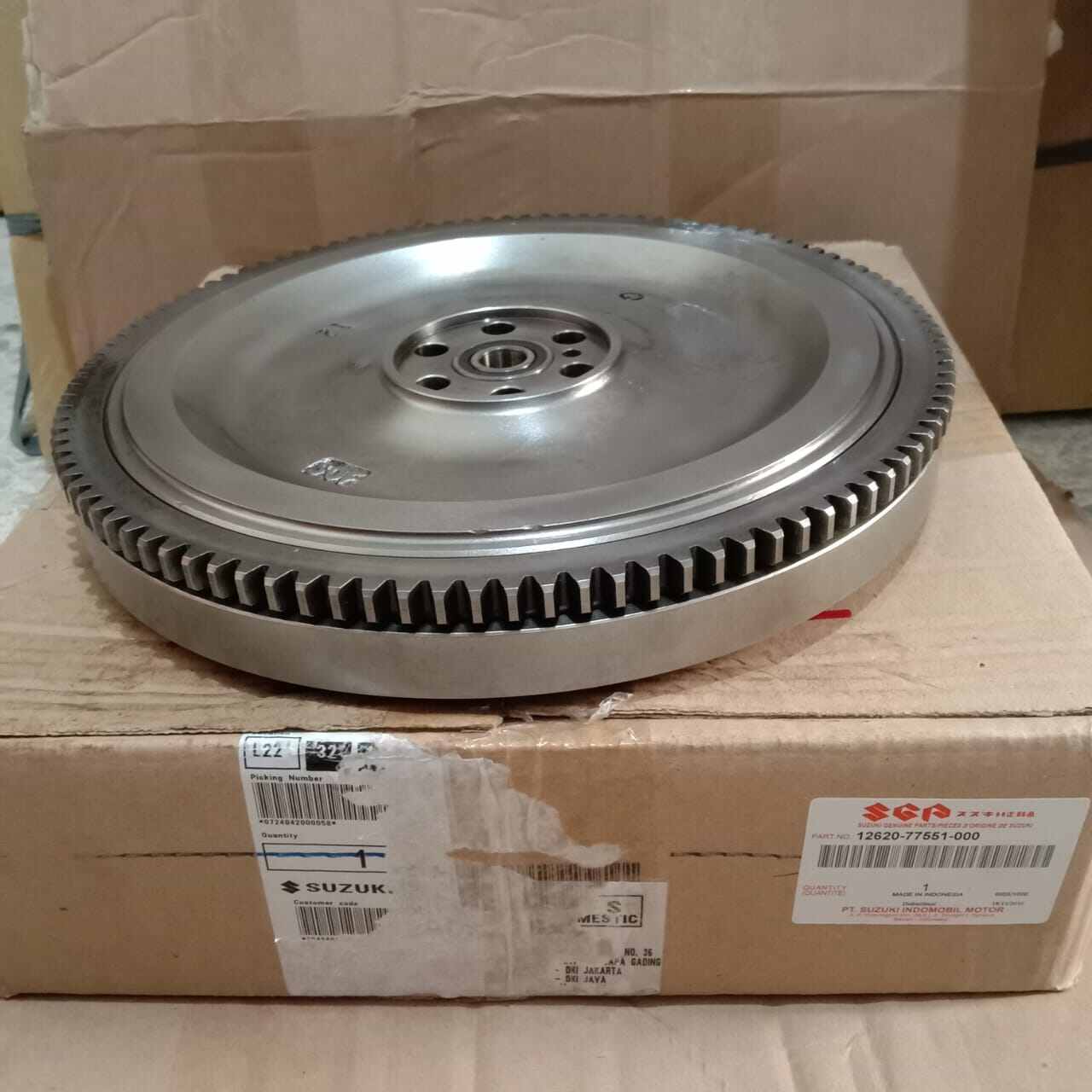 Gigi Roda Gila/Fly Wheel Assy Suzuki APV, Mega Carry, Arena, Futura ...