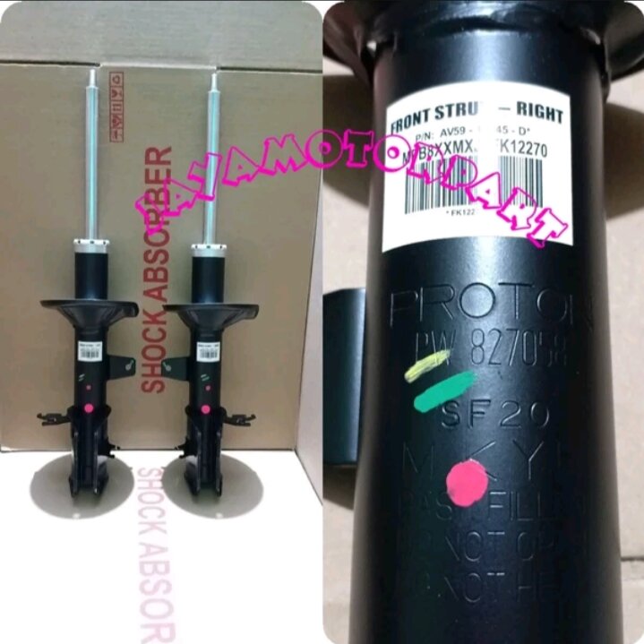 shock absorber shockbreaker Proton Exora depan original | Lazada Indonesia