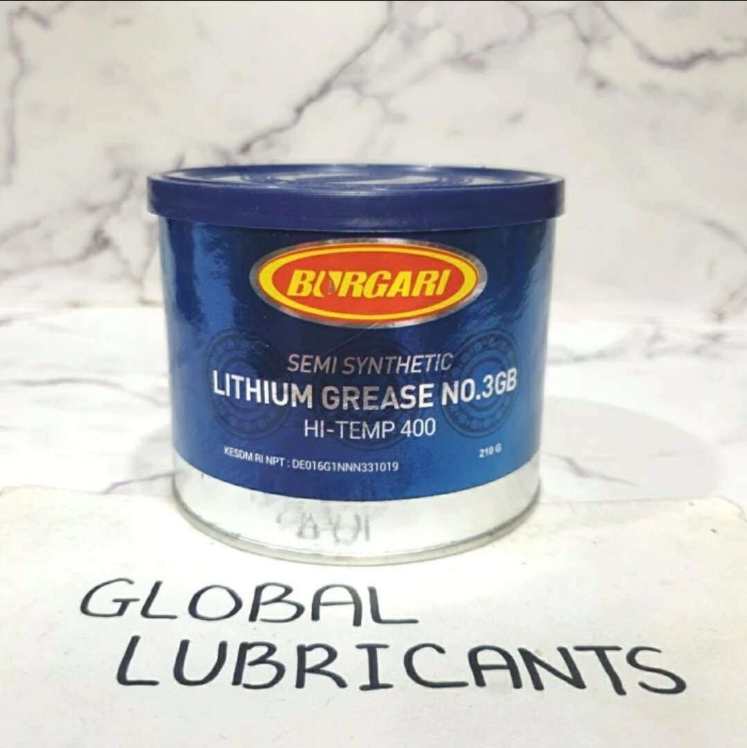 Burgari Hi-Temp 400 Lithium Grease/ Gemuk/ Stempet 210Gr (Gemuk Tahan ...