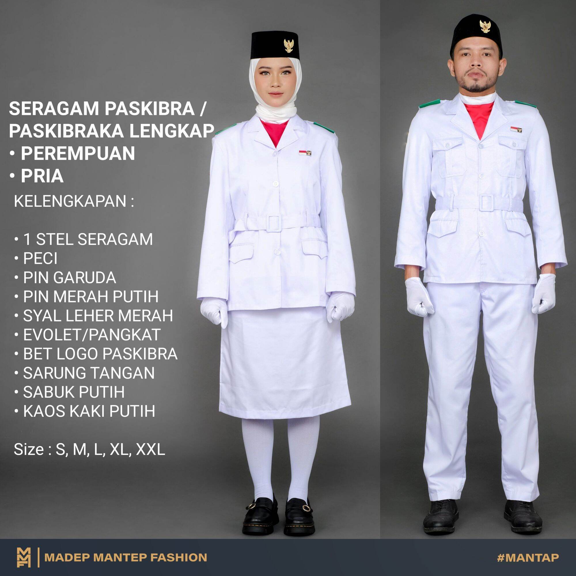Seragam PASKIBRA PASKIBRAKA Lengkap PROMO Seragam Paskibra Seragam ...
