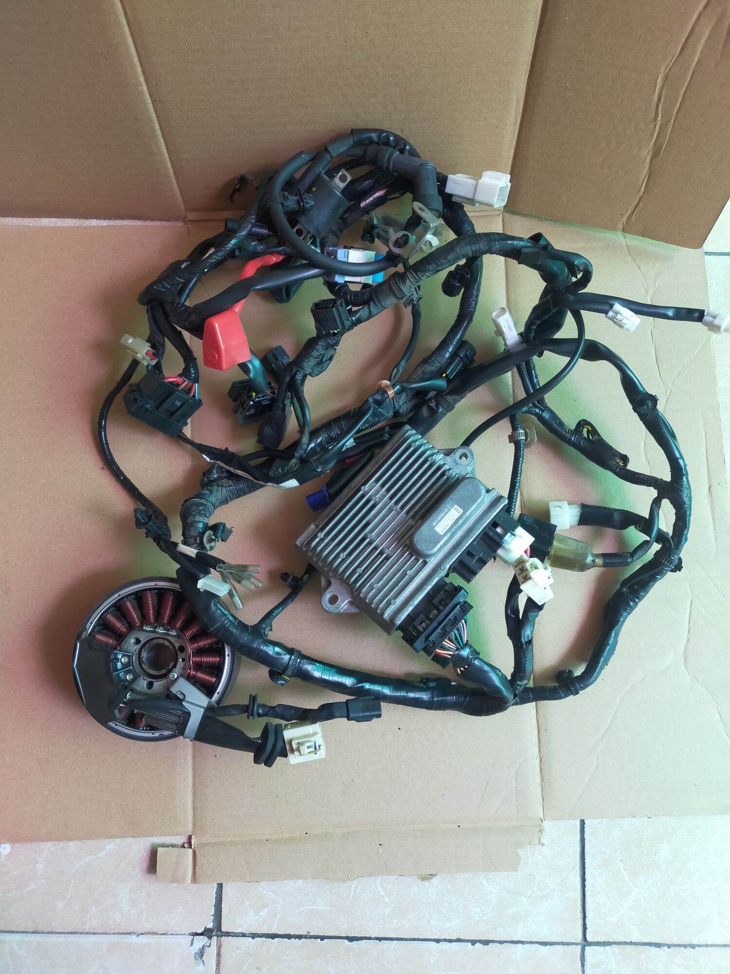 Pengapian ACG starter otomatis kelistrikan Kabel body Aerox 155 old ...