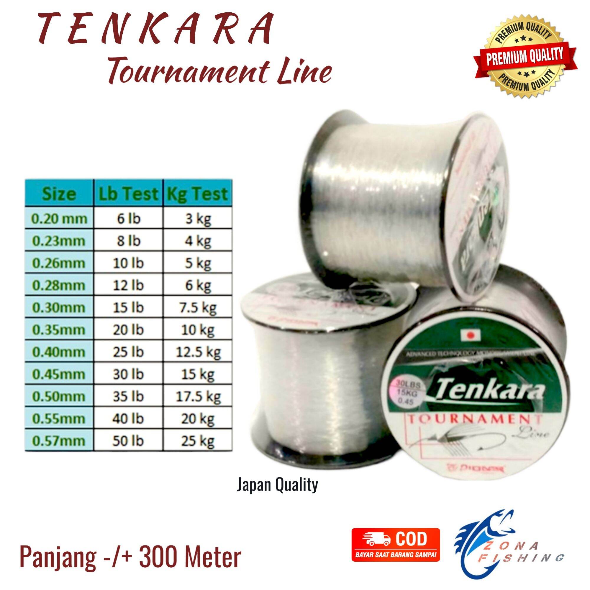 Senar PIONEER Tenkara Tournament -/+300 Meteran Kuat | Lazada Indonesia