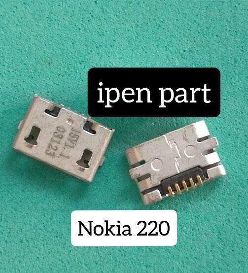 Isi 10 Pcs Konektor Cas Nokia N220 230 Original Connector Charger Ces ...