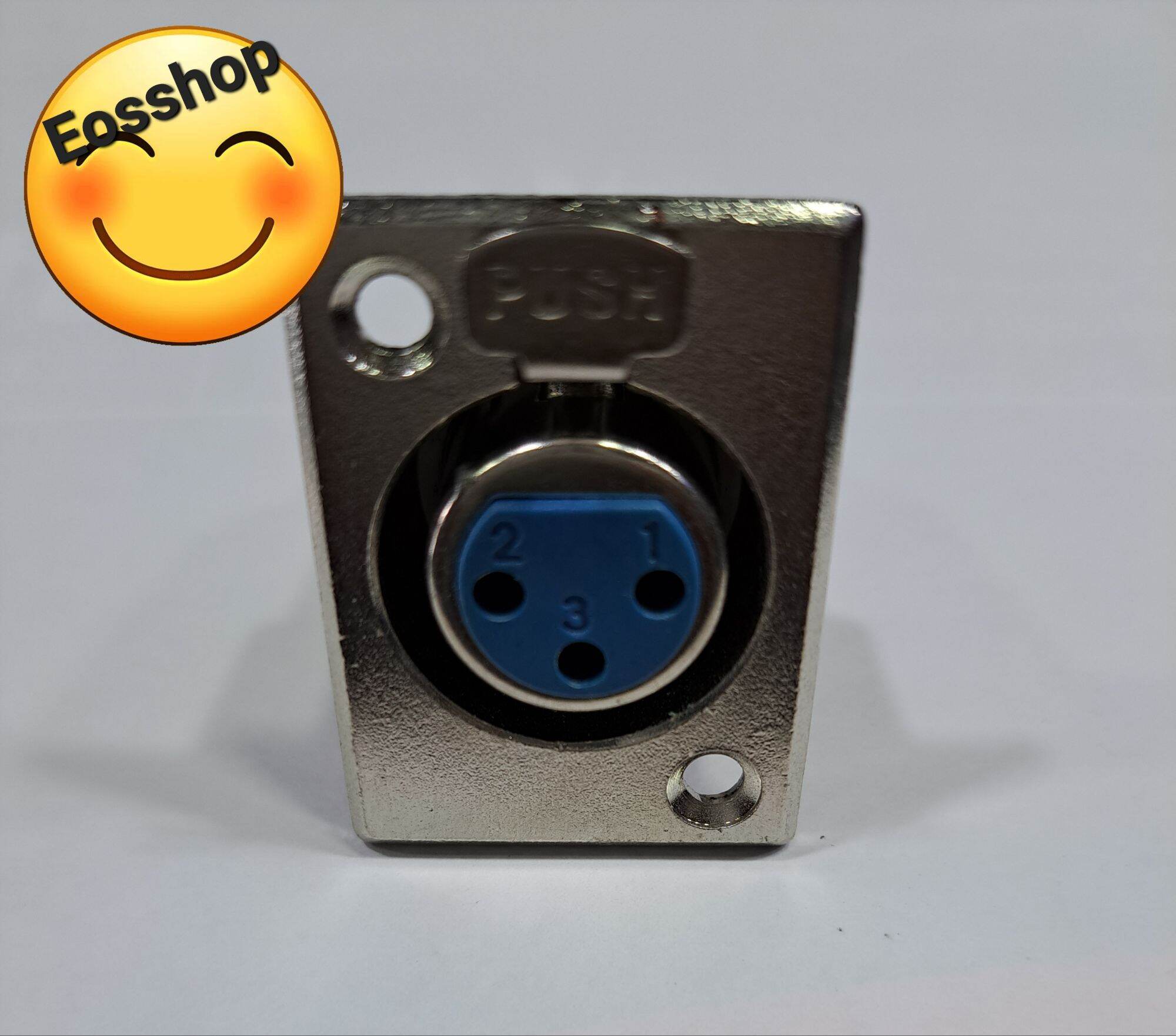 2x Socket canon besi soket jek xlr besi male female | Lazada Indonesia