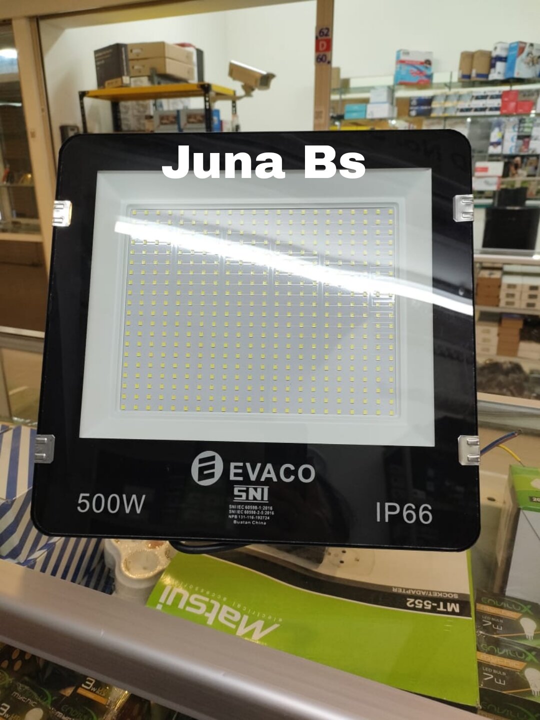 Evaco LAMPU SOROT LED 500W / KAP LAMPU SOROT LED / LAMPU TEMBAK LED 500 ...