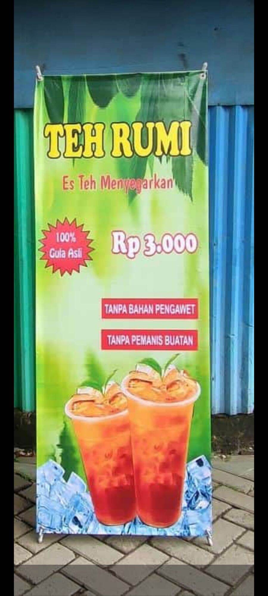 Stand Banner segitiga 2 sisi/ Banner Segitiga/ Y Banner/ Segitiga ...