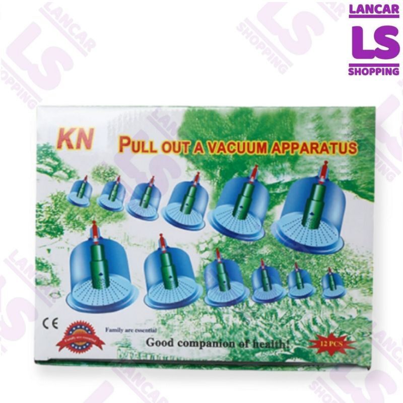 [COD] Kop Angin Alat Bekam Modern Vacuum Cupping Isi 12 Cup Kit Terapi ...