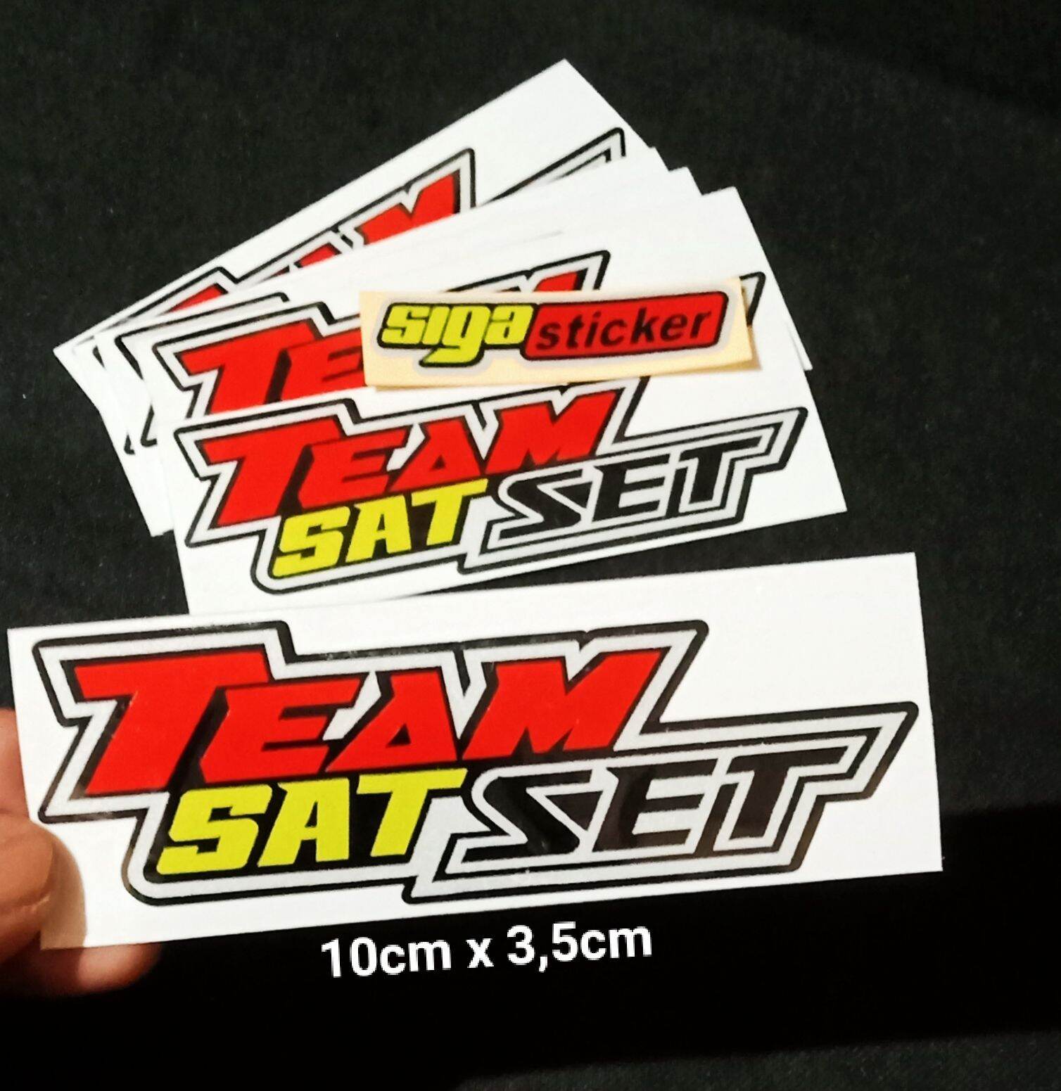 Stiker Satset sticker kalah gaya cutting sticker asesories motor ...