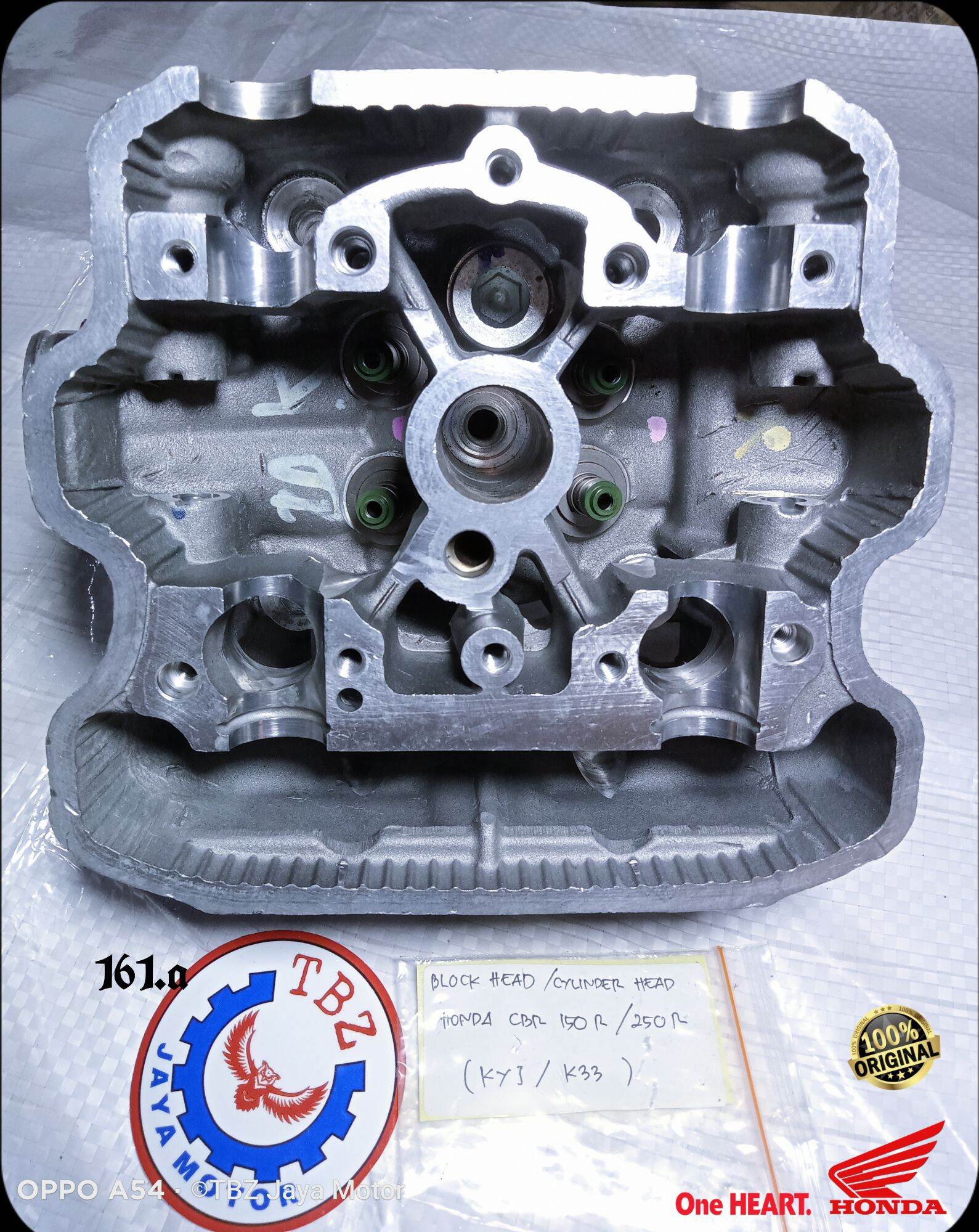 block blok head original honda cbr 250r kyj cbu thailand cylinder head ...