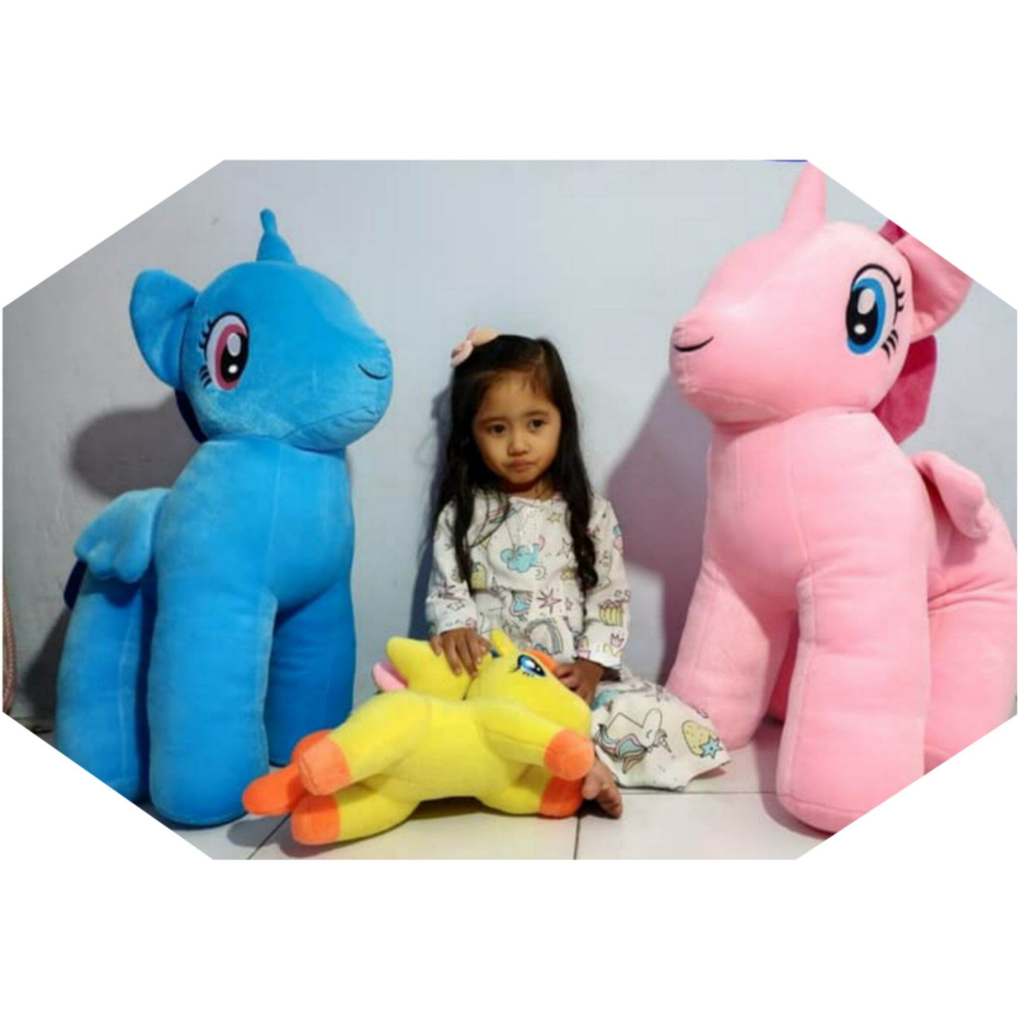 boneka kuda poni ukuran jumbo uniqorn | Lazada Indonesia