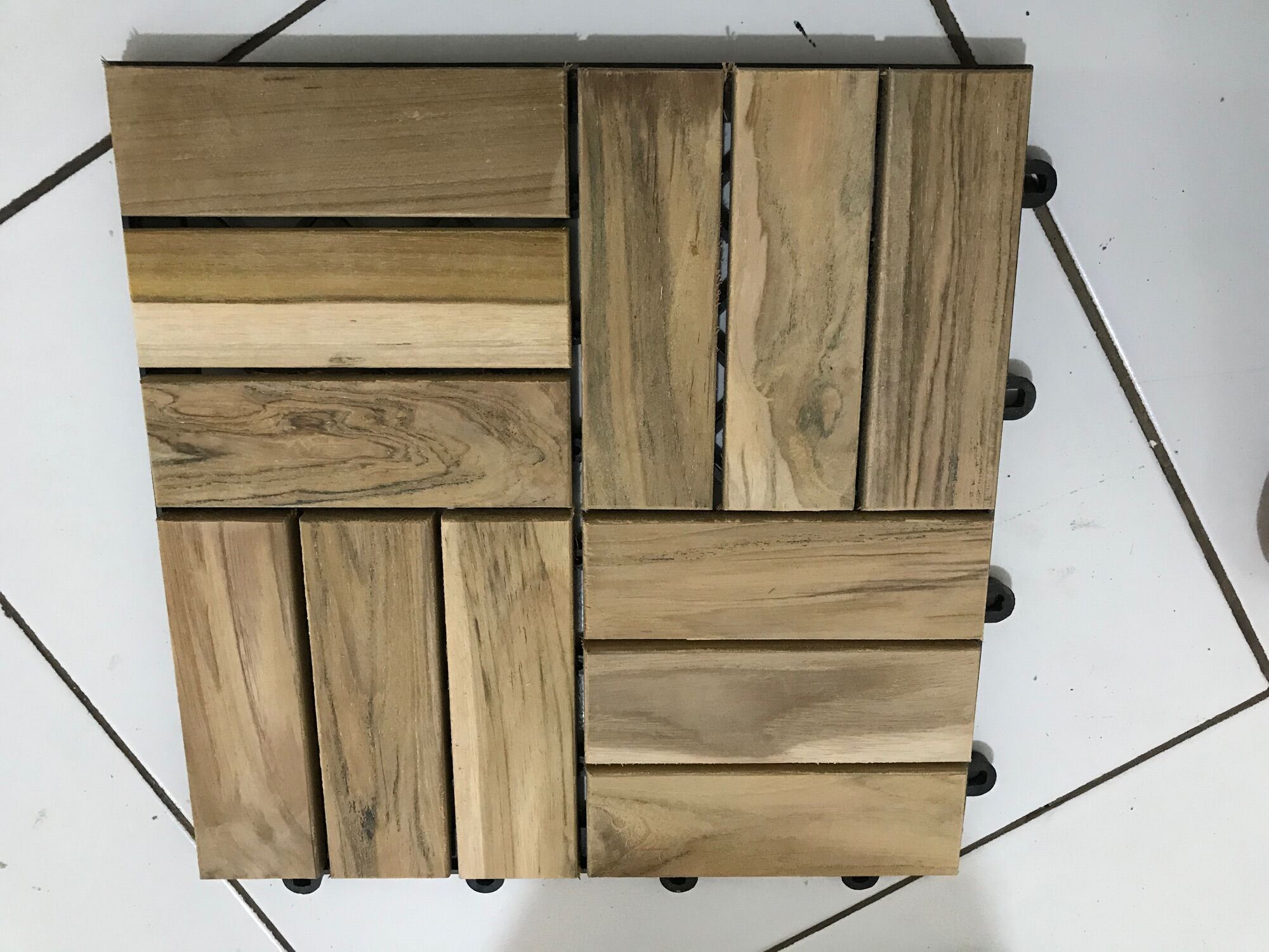 Ubin kayu bongkar pasang/ubin kayu jati | Lazada Indonesia